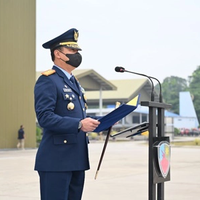 RIAUPAGI.com | Danlanud Marsma TNI Ian Fuady Bacakan Sambutan Tertulis ...